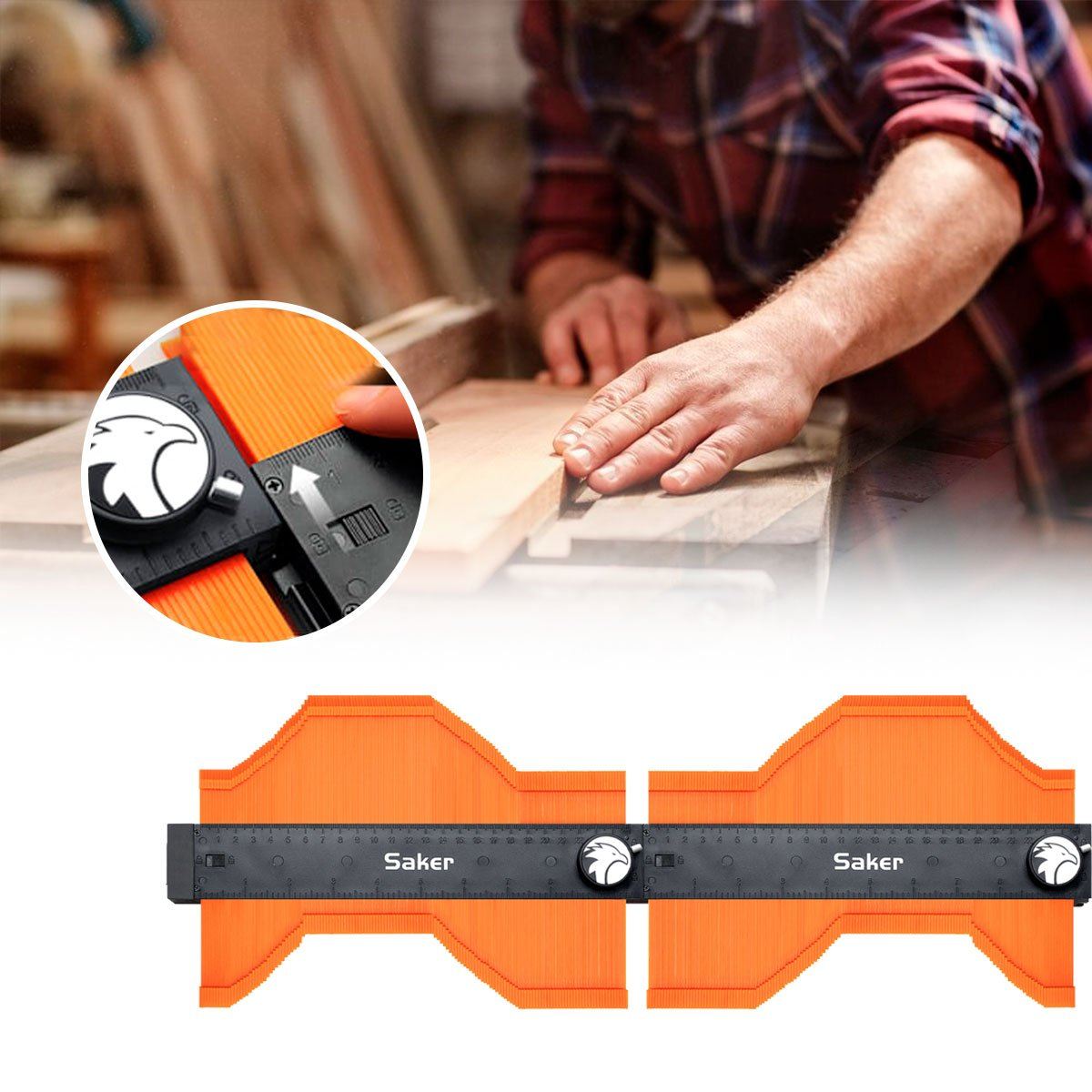 Saker Unlimited Connection Contour Gauge