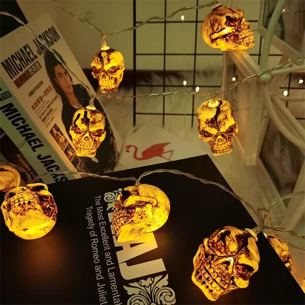 Halloween Spooky Skull String Light – sakerplusuk