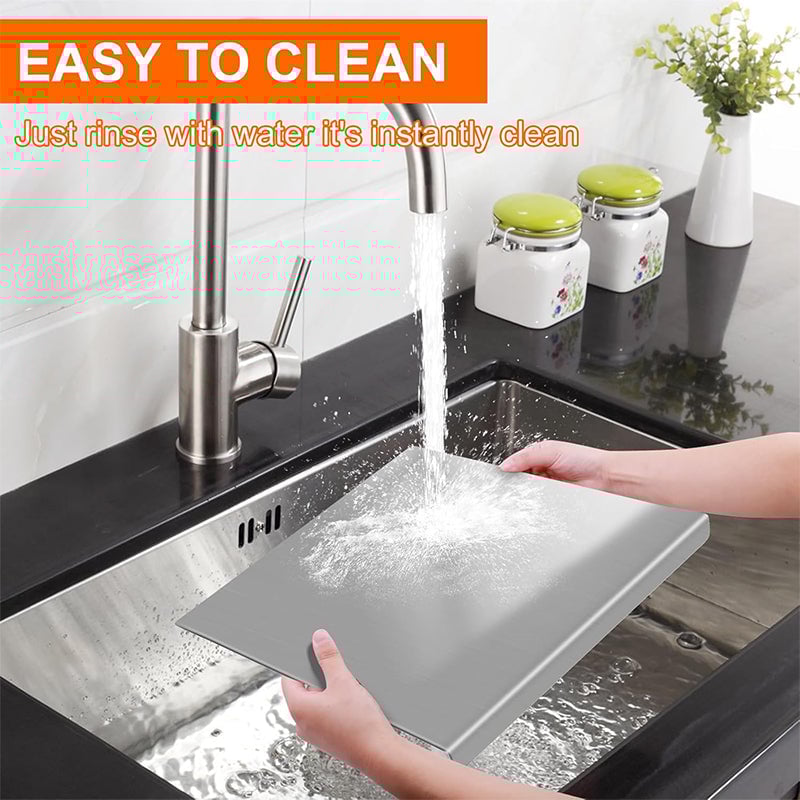 Sakerplus® Stainless Steel Kitchen Cutting Board – sakerplusuk