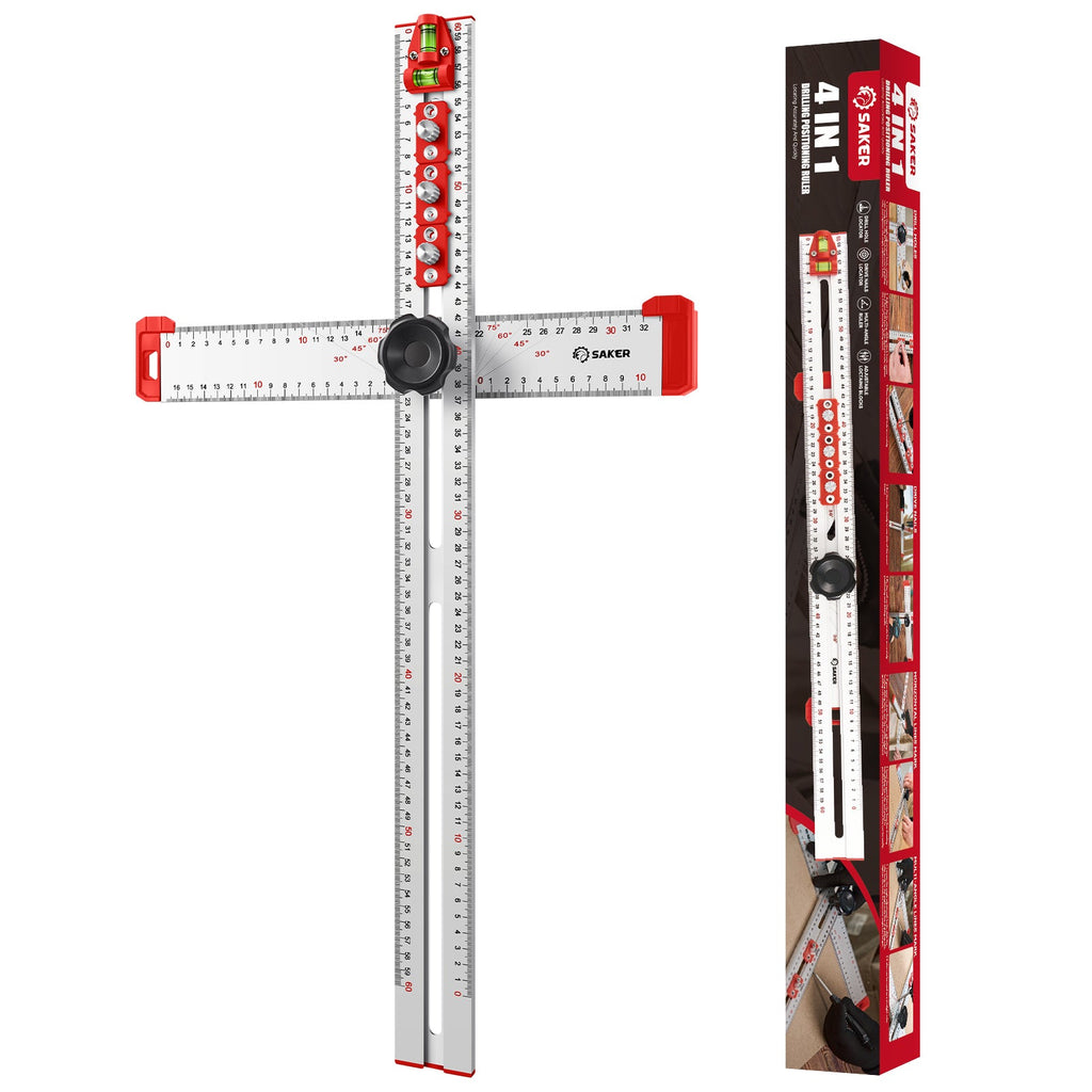 Saker 4 in 1 Drilling Positioning Ruler – sakerplusuk